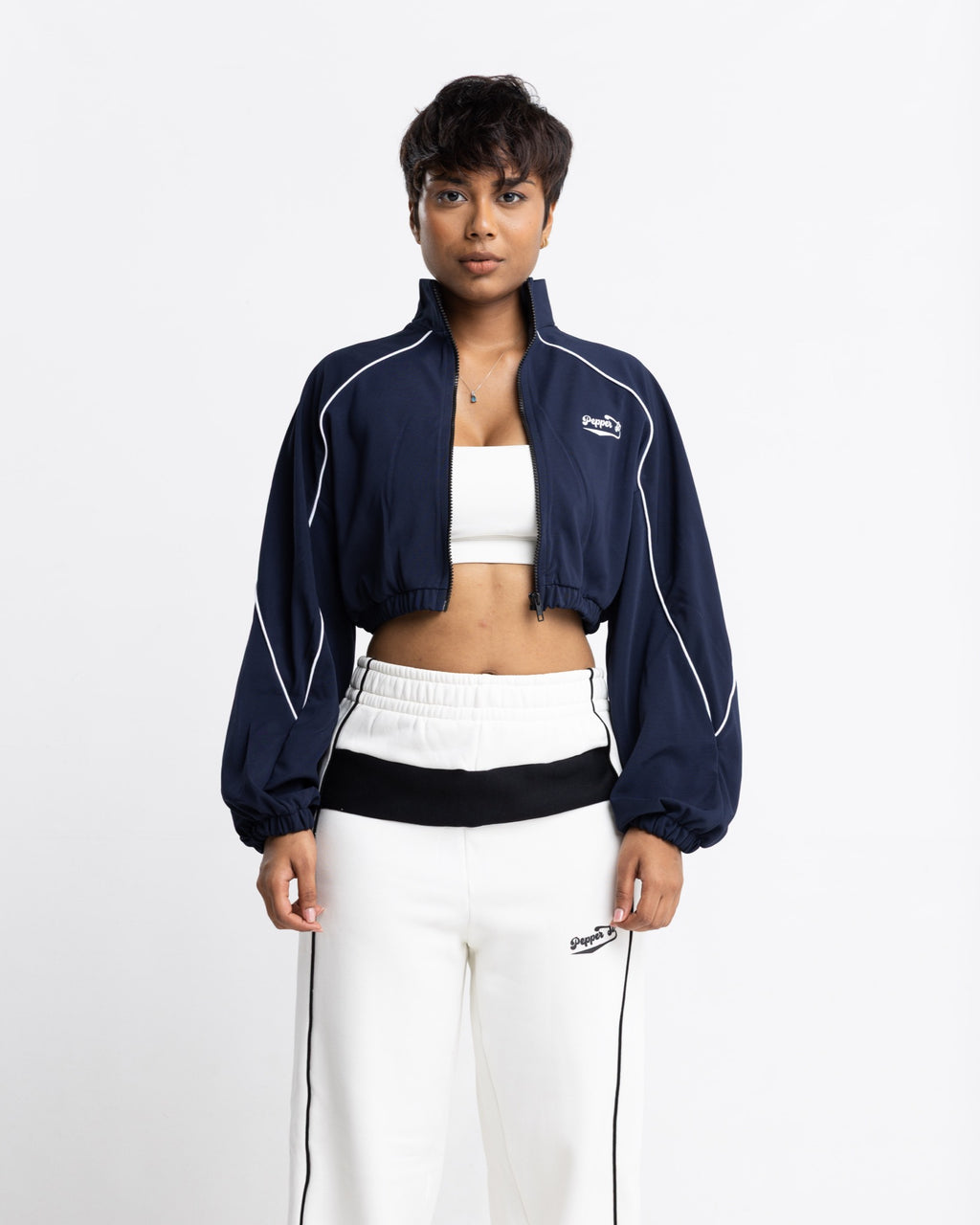 Piped Up Womens Crop Jacket – PEPPER ST.
